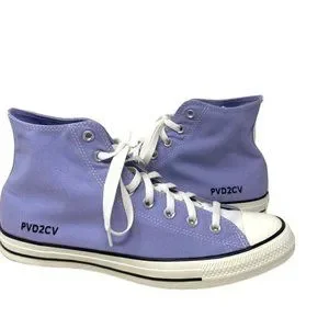 Converse | Shoes | Converse Chuck Taylor Shoe High Top Gray Violet ...